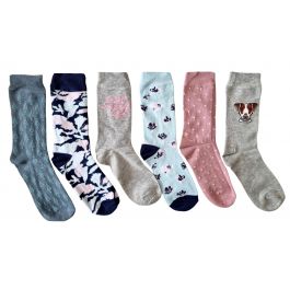 Strumpor lös resår fin 6-pack